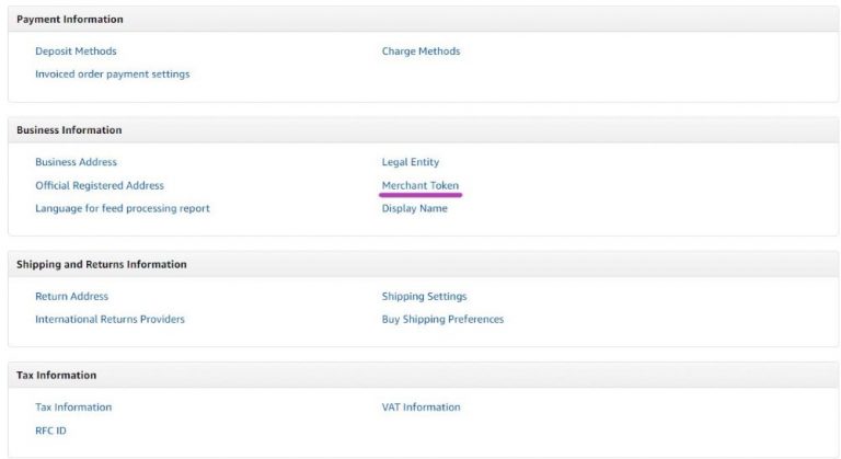 How to Find Your Amazon Seller ID, Merchant ID and Merchant Token