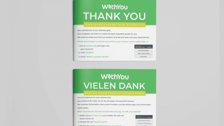 How to Use Amazon Product Inserts for Reviews - LandingCube