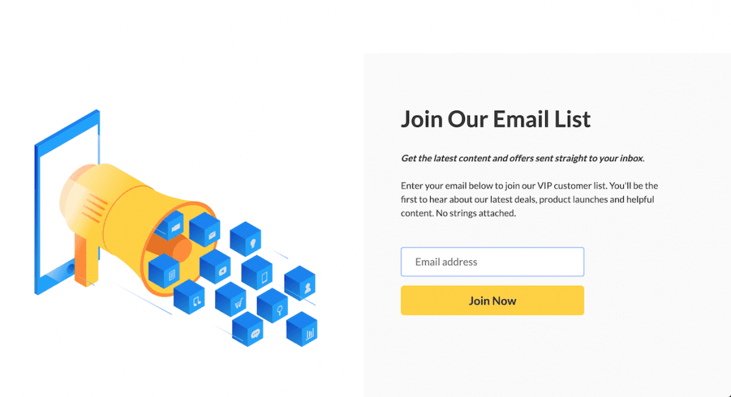 New Feature: Email Signup Pages - LandingCube